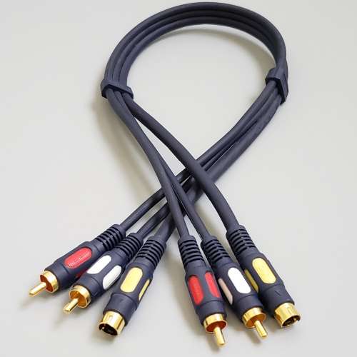 日本製 JVC ( S Video + Audio ) 音響線 / JVC Audio Video cable 0.5M - DCFever.com
