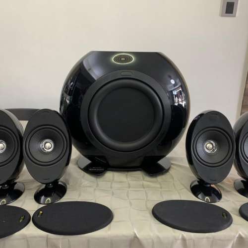 售KEF HTB2 Subwoofer 加 KEF HTS-3001 Satellite Speaker - DCFever.com