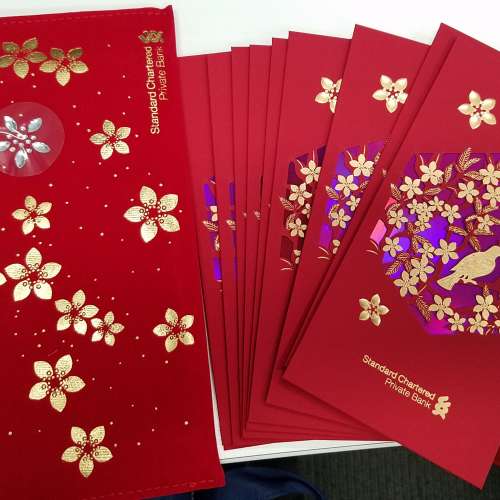 渣打私人銀行利是封 Standard Chartered Bank red pocket packet - DCFever.com