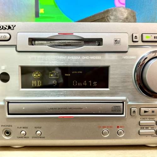 SONY DHC-MD333 CD / MD Player MINI HIFI - DCFever.com
