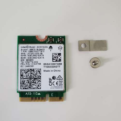 Intel AX201 WiFi 6 card - DCFever.com