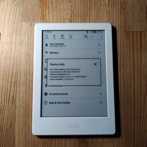 亞馬遜電子書White Kindle Basic 2 (2016) KT3W - DCFever.com